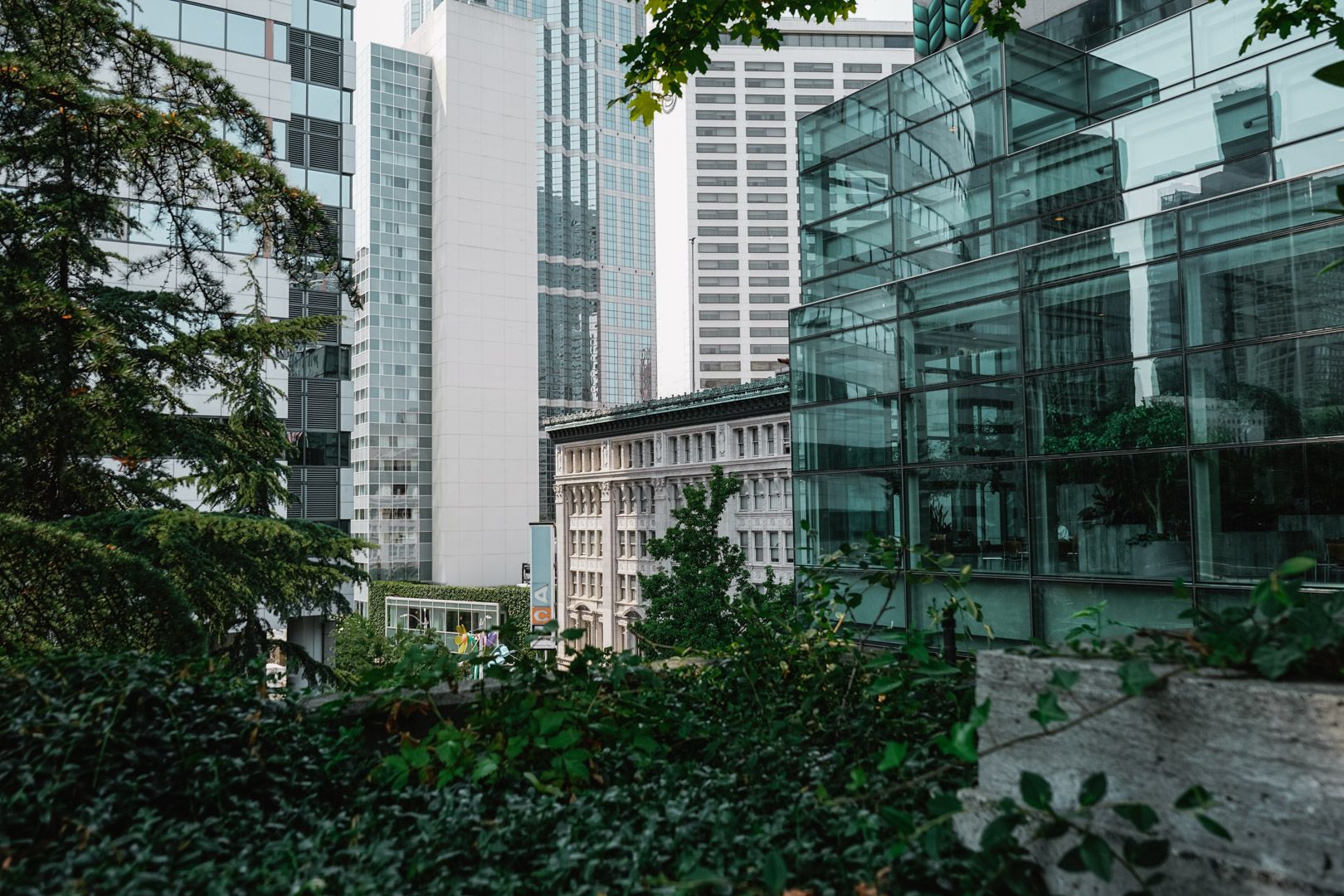 Freeway Park, an Urban Oasis That Bridges Over a Highway | Traveling ...