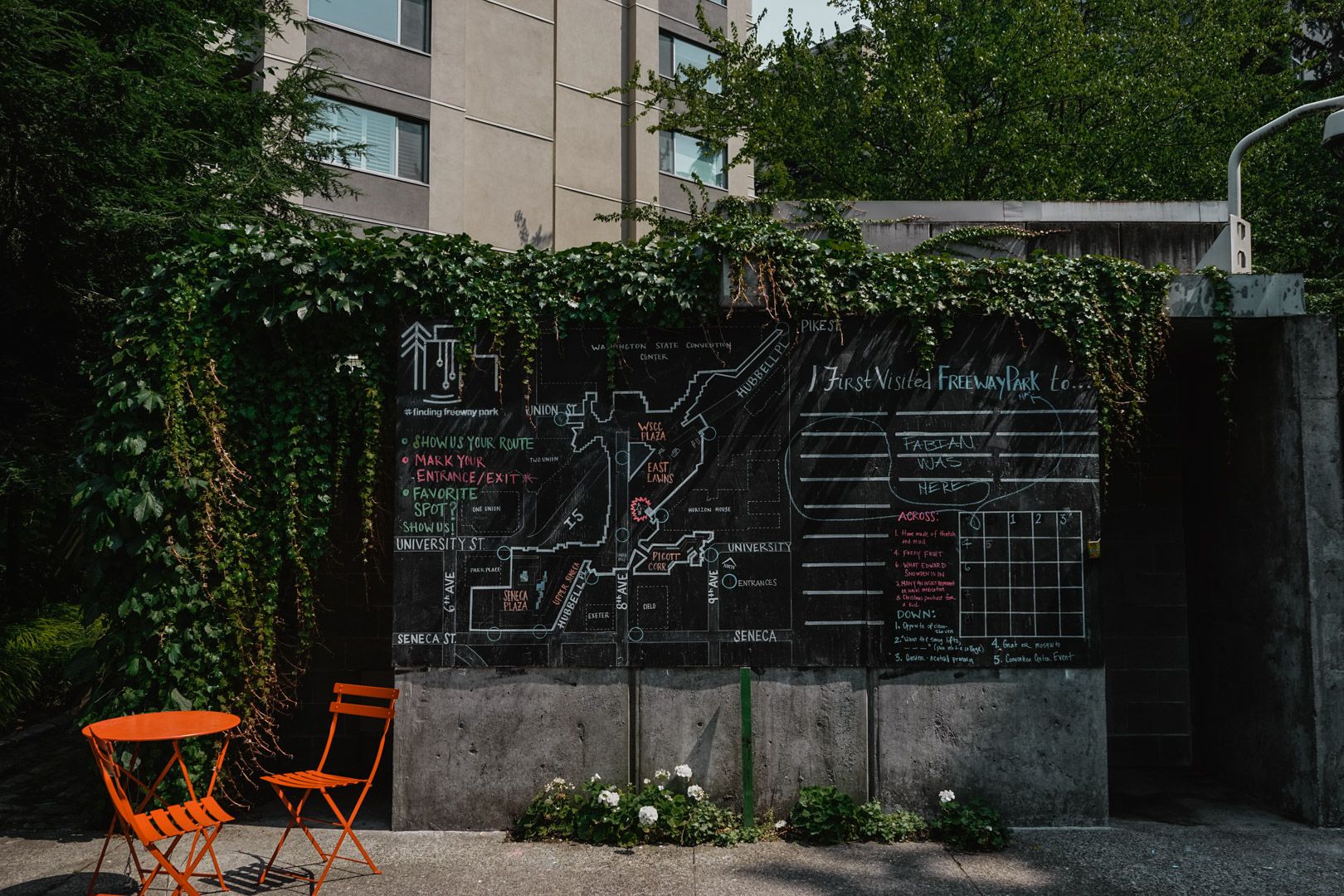 Freeway Park, an Urban Oasis That Bridges Over a Highway | Traveling ...